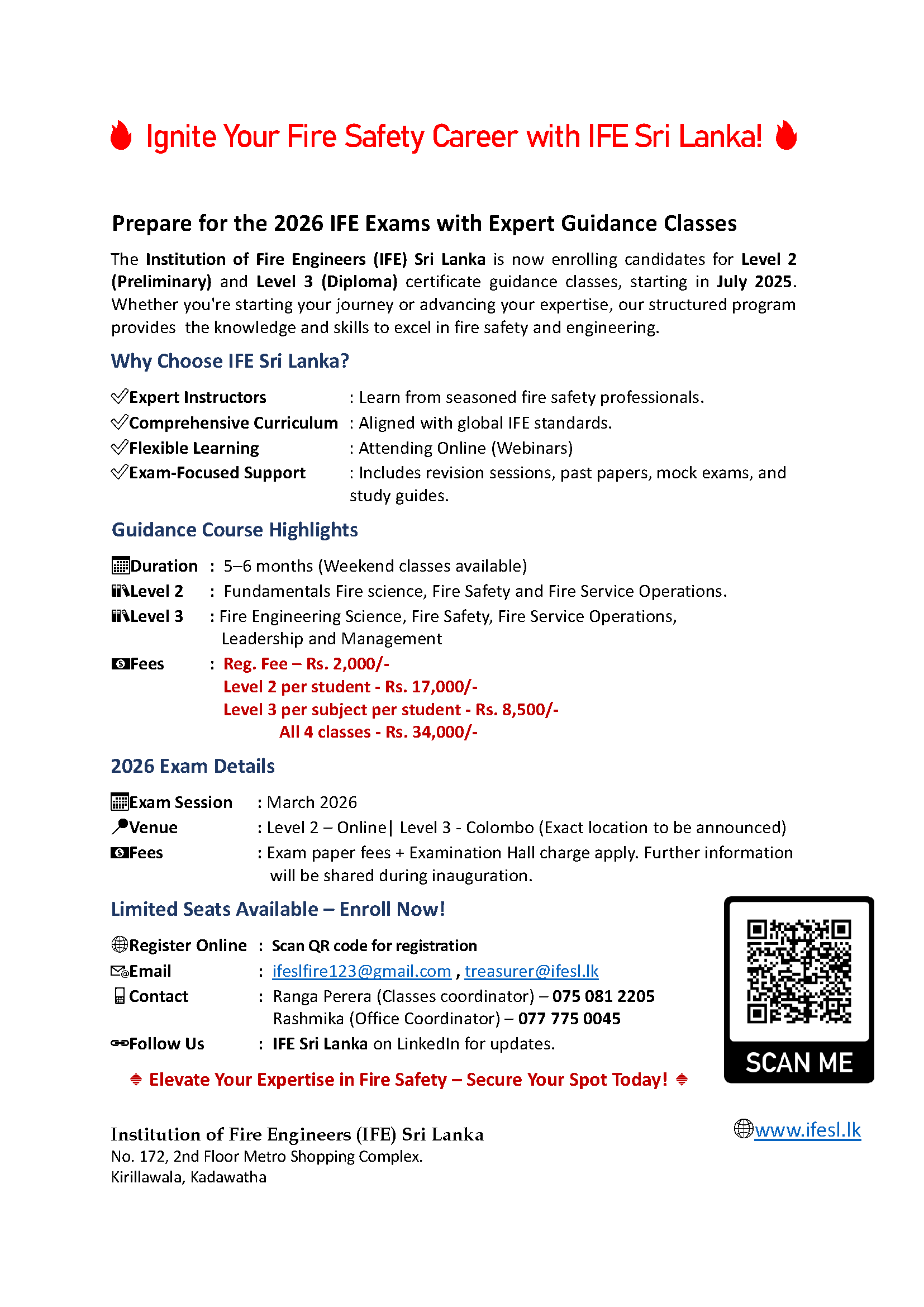 Education - The Institution of Fire Engineers